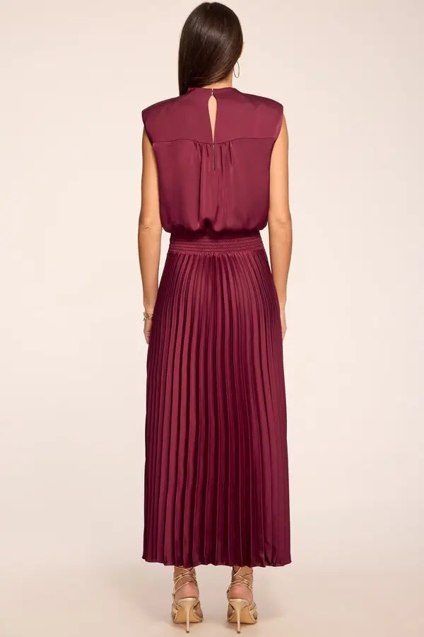 Ramy Brook Farah Draped Luxury Maxi Dress