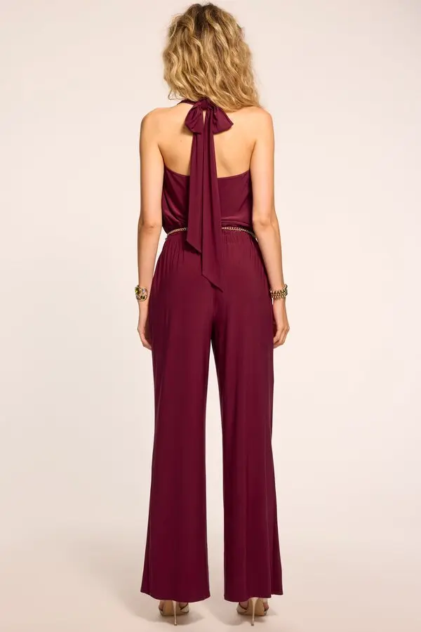 Ramy Brook Stephanie Jersey Halter Jumpsuit