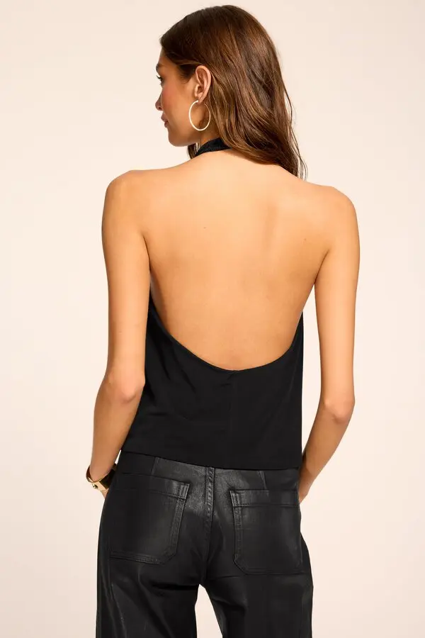 Ramy Brook Alice Jersey Cowl Tank Top
