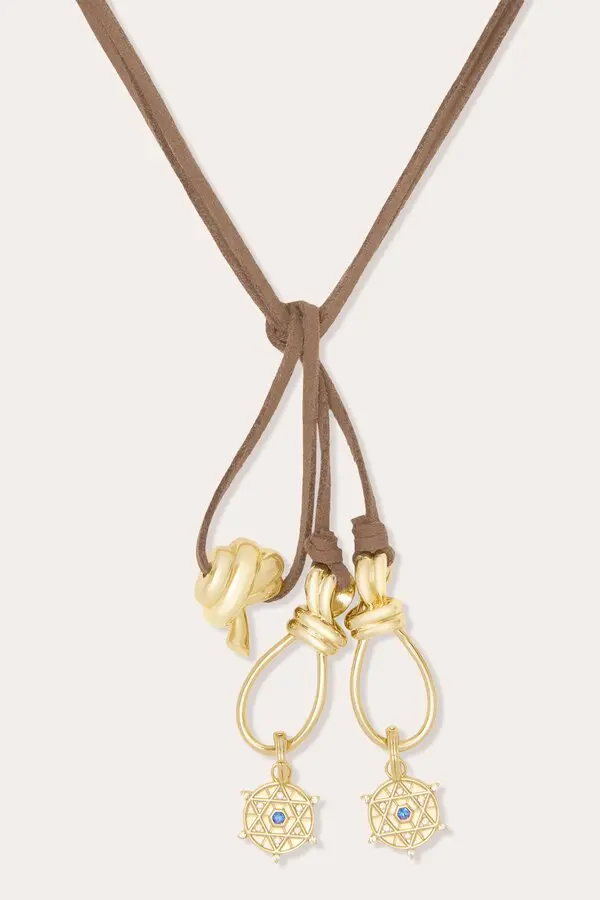 Ramy Brook Elle Suede Tie Necklace