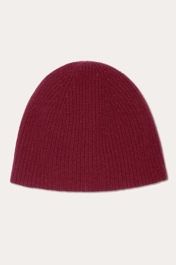 Ramy Brook Flora Cashmere Hat - Cranberry