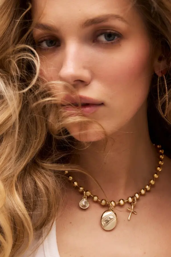 Ramy Brook Ball Charm Chain Necklace