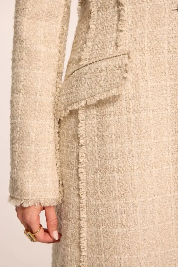 Ramy Brook Betsy Faux Fur Trimmed Coat