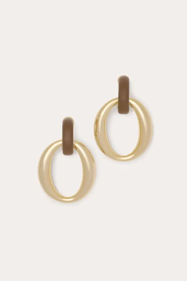 Ramy Brook Elle Combo Hoop Earrings - Gold