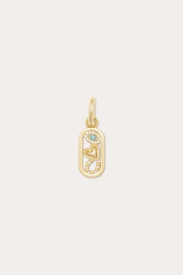 Ramy Brook Triple Symbol Charm - Gold