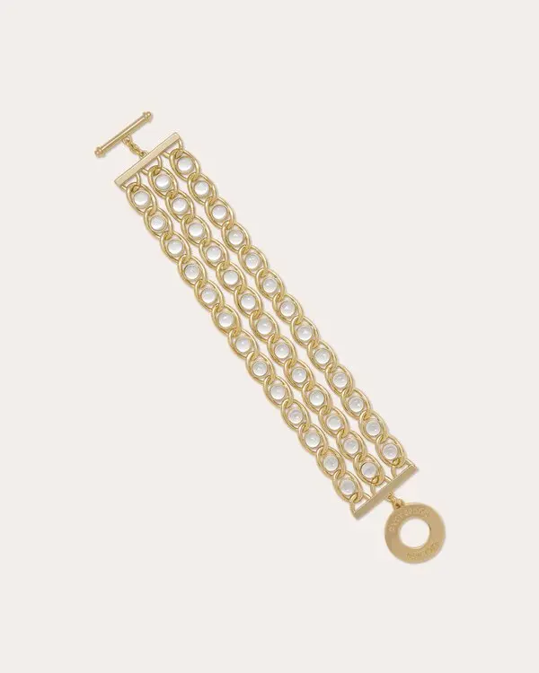 Ramy Brook Dominika Glass Bracelet - Gold