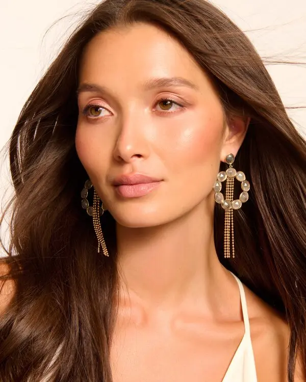 Ramy Brook Lizza Smoky Quartz Earrings