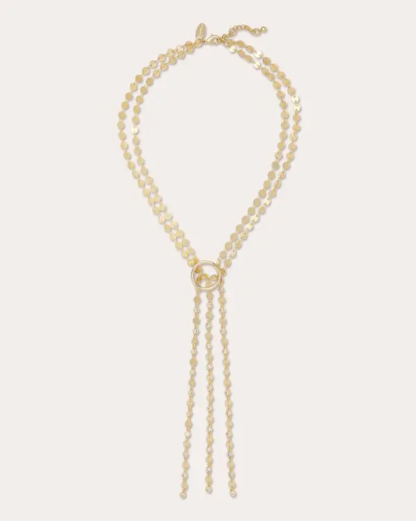 Ramy Brook Mila Sparkle Lariat Necklace - Gold