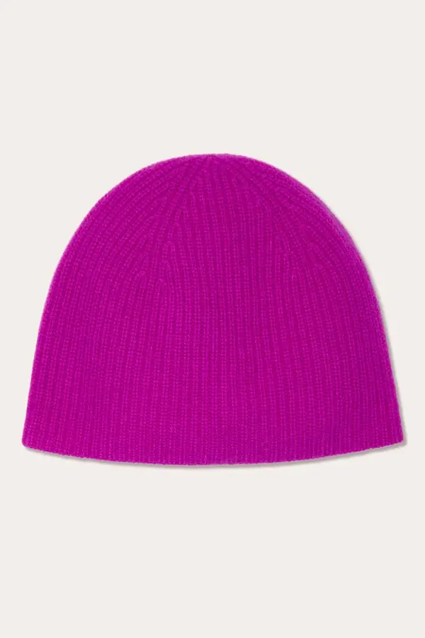 Ramy Brook Flora Luxury Cashmere Hat - Raspberry
