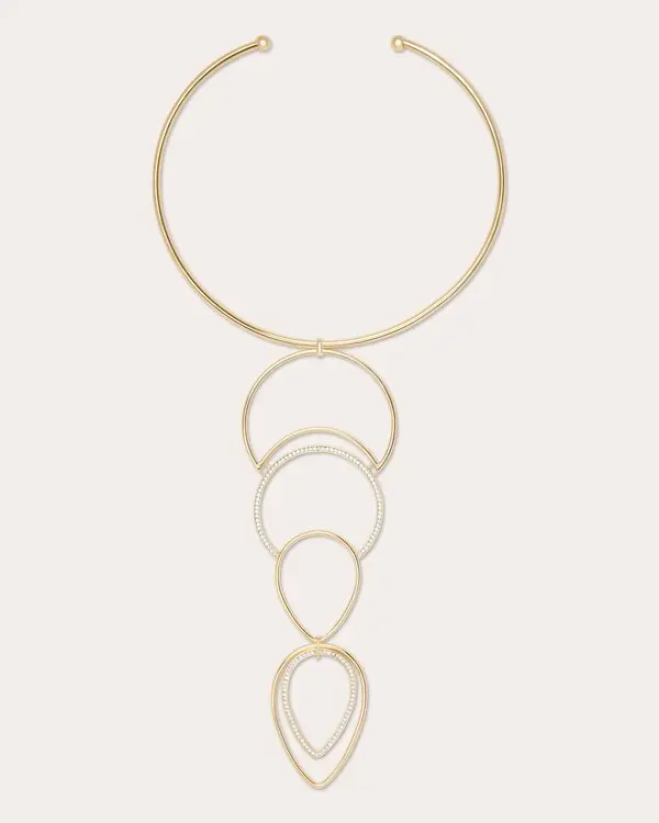 Ramy Brook Rena Sparkle Statement Necklace - Gold
