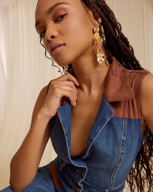 Ramy Brook Eleonora Molten Disk Earrings