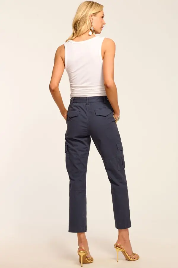 Ramy Brook Isabelle Canvas Ankle Length Pant