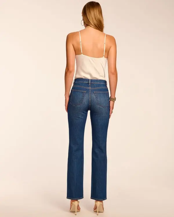 Ramy Brook Claudia 5-pocket High-rise Straight Leg Jean