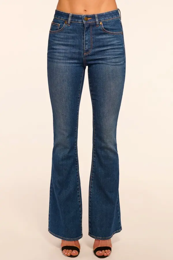 Ramy Brook Helena 5-pocket Flare Jean - Medium Wash