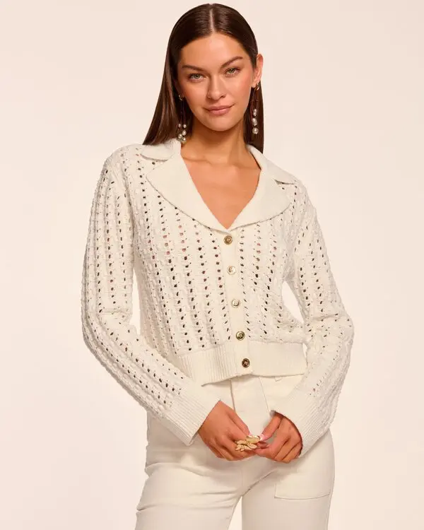 Ramy Brook Nadia Bauble Knit Cardigan