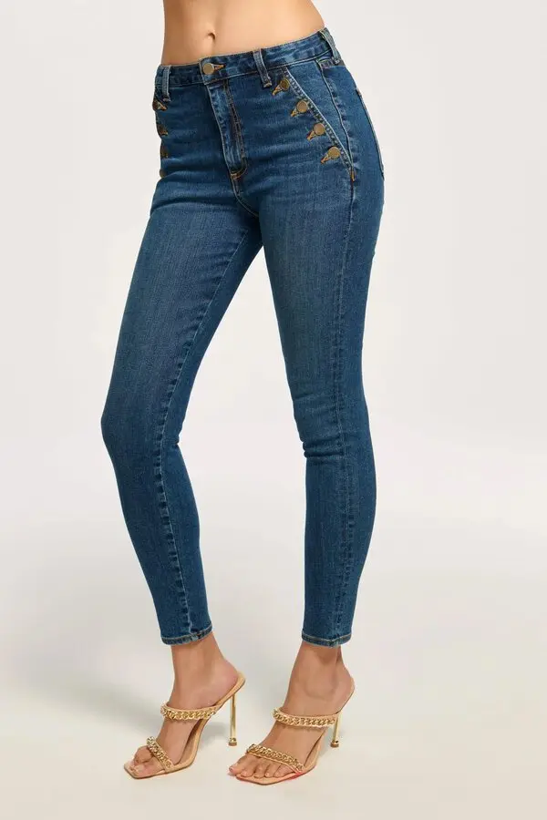 Ramy Brook Helena High-rise Skinny Jean - Medium Wash