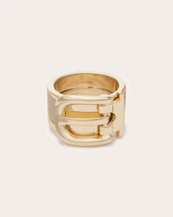 Ramy Brook Emelia Buckle Ring - Gold