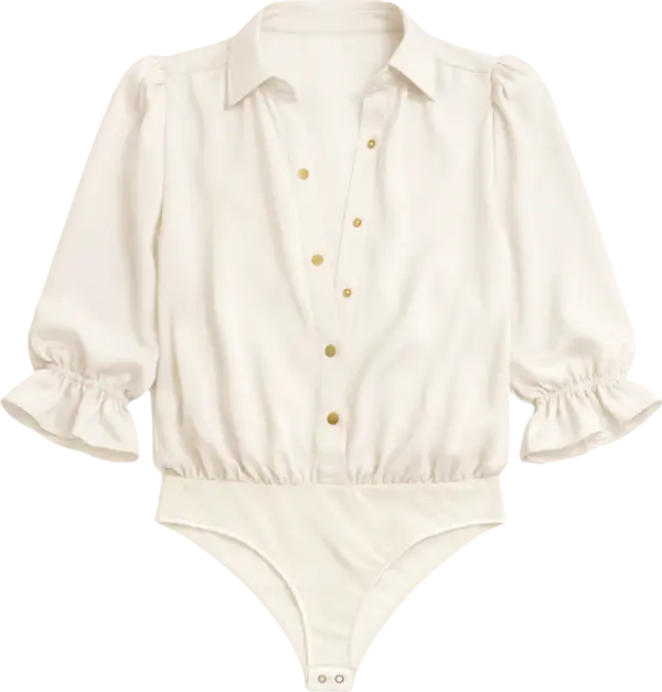Ramy Brook Dina Button Down Bodysuit