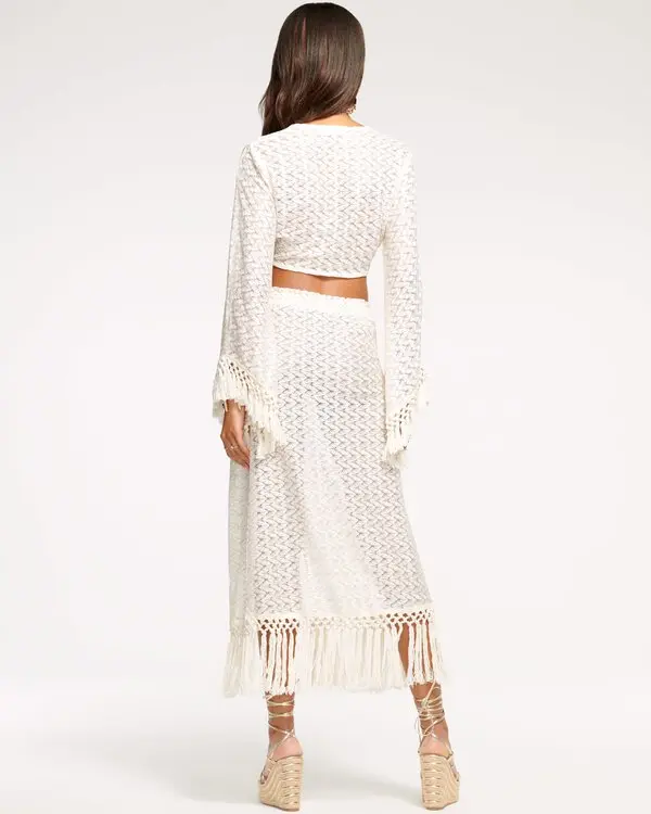 Ramy Brook Gaia Coverup Midi Skirt