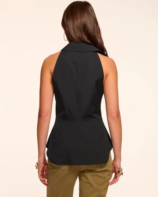 Ramy Brook Inessa Cotton Poplin Sleeveless Top