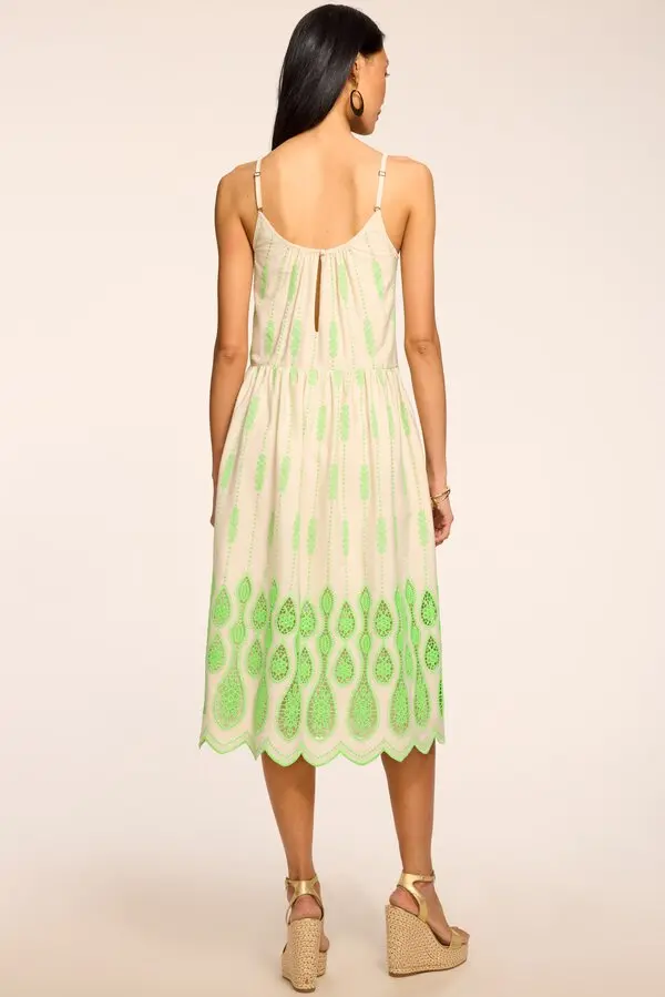 Ramy Brook Sandra Embroidered Midi Dress