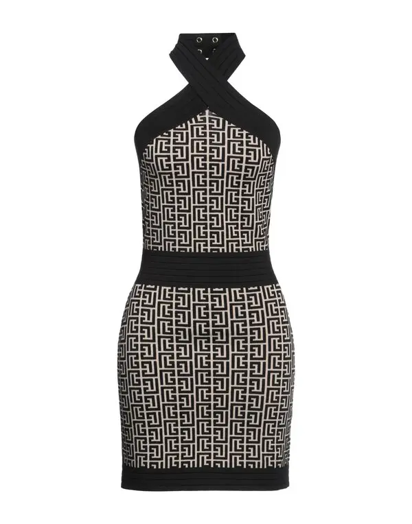 Balmain Mini Dress Size Wool, Viscose, Polyamide, Elastane
