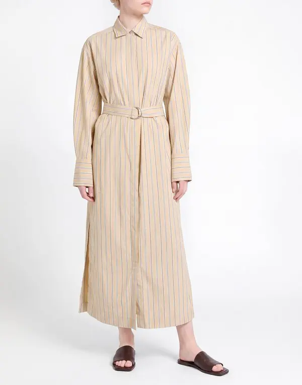Rag & Bone Maxi Dress Cream Size Cotton