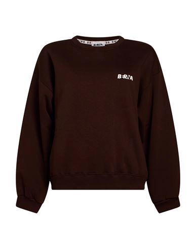 BERNA Sweatshirt Chocolate Size Cotton, Polyester