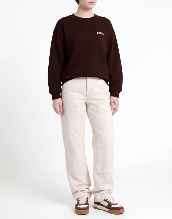 BERNA Sweatshirt Chocolate Size Cotton, Polyester