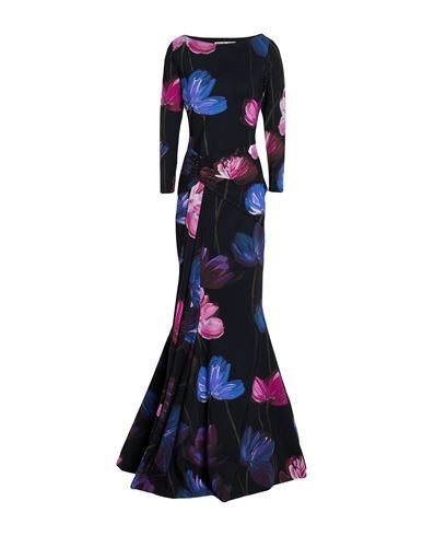 Chiara Boni La Petite Robe Floral-print Gown - Black