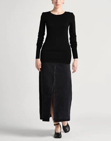 Rick Owens Cotton Jersey Long Sleeve T-shirt - Black