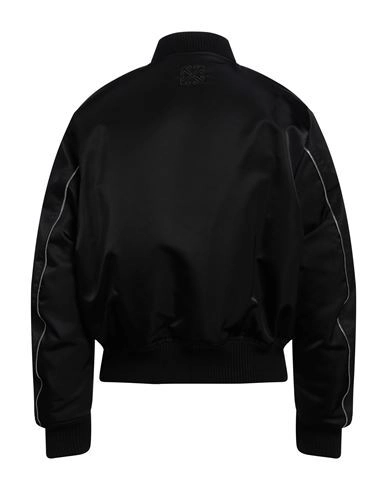 OFF-WHITE™ Bomber Jacket In Polyamide, Wool, Acrylic, And Elastane