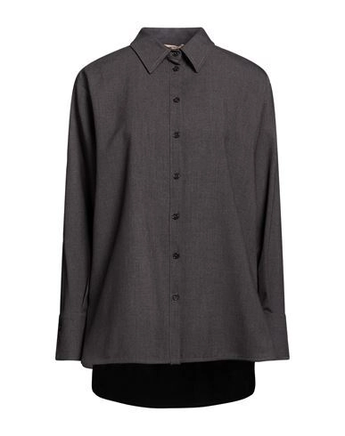 TWINSET Shirt Charcoal Size Polyester, Viscose, Elastane