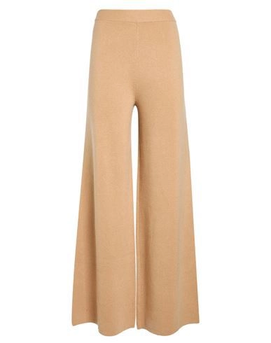 Max Mara Wool Cashmere Wide-leg Pants - Camel