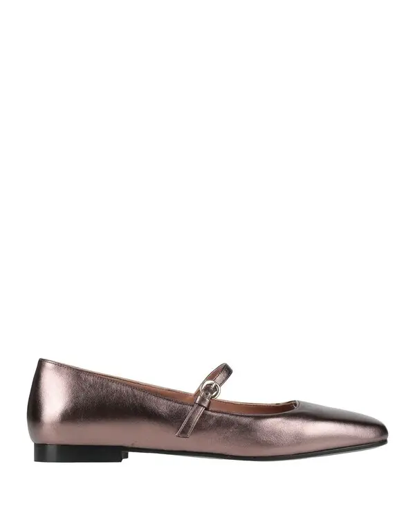POLLINI Ballet Flats Bronze Size Leather