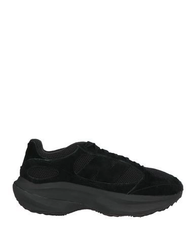 NEW BALANCE Sneakers Size Leather, Textile Fibers - Black