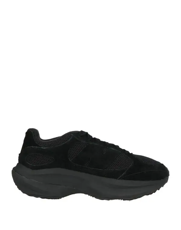 NEW BALANCE Sneakers Size Leather, Textile Fibers - Black