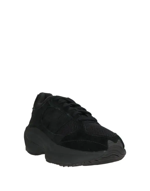 NEW BALANCE Sneakers Size Leather, Textile Fibers - Black