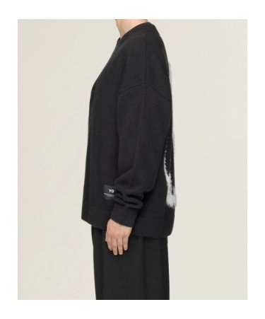 Y3 Chito Graphic Knitted Cardigan