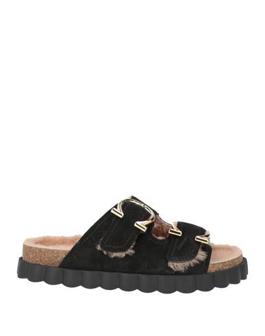 FERRAGAMO Sandals Size Leather - Black