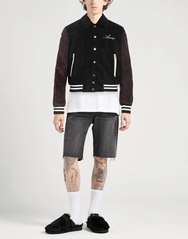 Amiri Jacket Size Polyester, Cotton, Rayon, Polyurethane, Ovine Leather