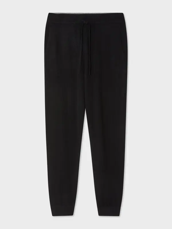 WHITE & WARREN Cashmere Jogger Pant - Black