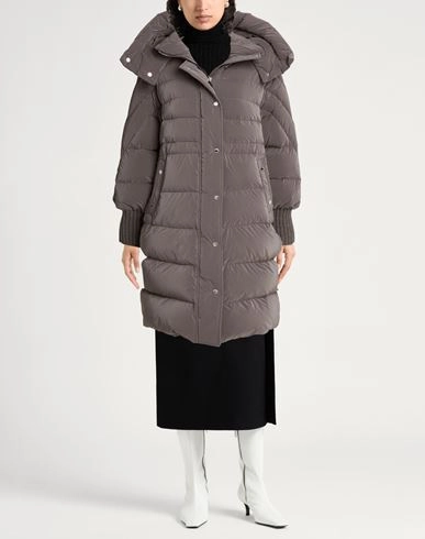 MOORER Quilted Down Coat With Detachable Hood