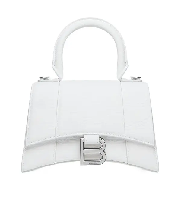 Balenciaga Hourglass Xs Handbag - White