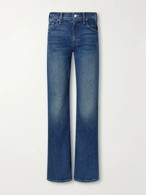 MOTHER The Bookie Sneak Jeans - Blue
