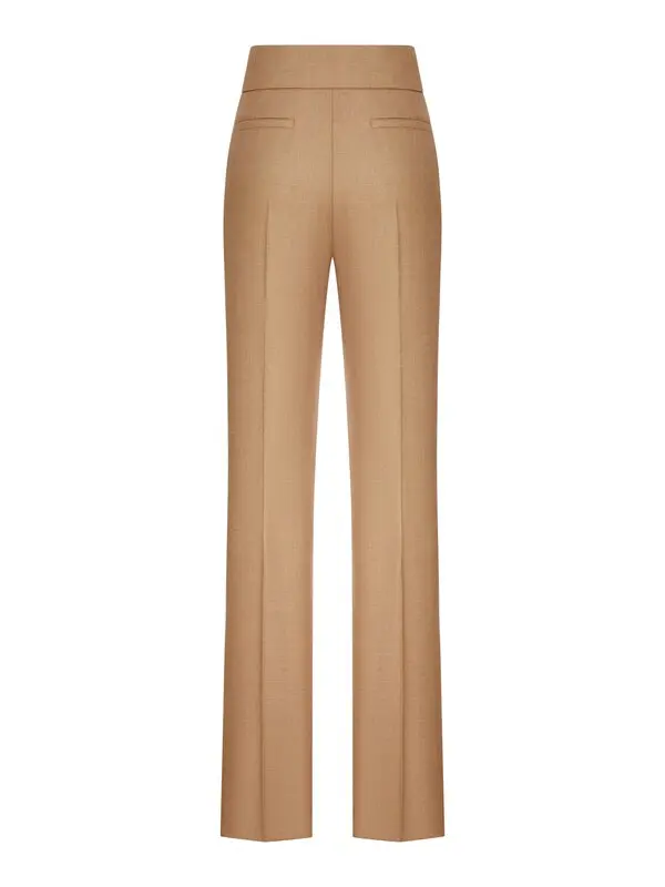 Valentino Garavani Pleated Straight Leg Pants