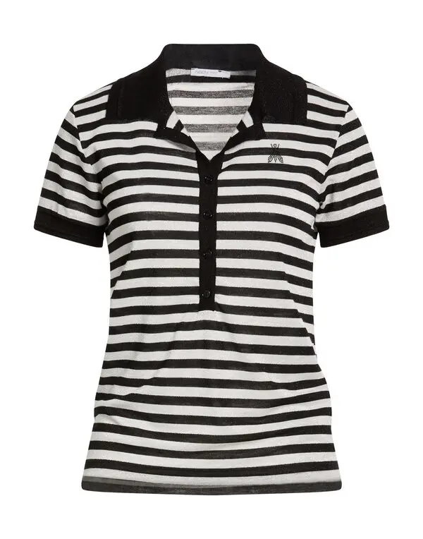 Patrizia Pepe Polo Shirt Size Polyester, Viscose, Polyamide, Elastane