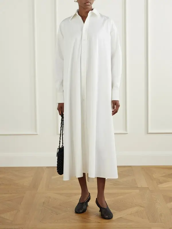 KALLMEYER Bayla Cotton-poplin Maxi Shirt Dress