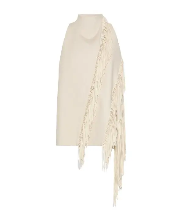 Sportmax Fringe-detail Top - Off-white