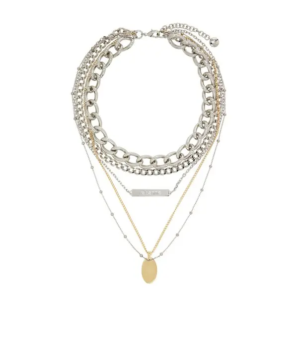 Rabanne Layered Necklace - Silver